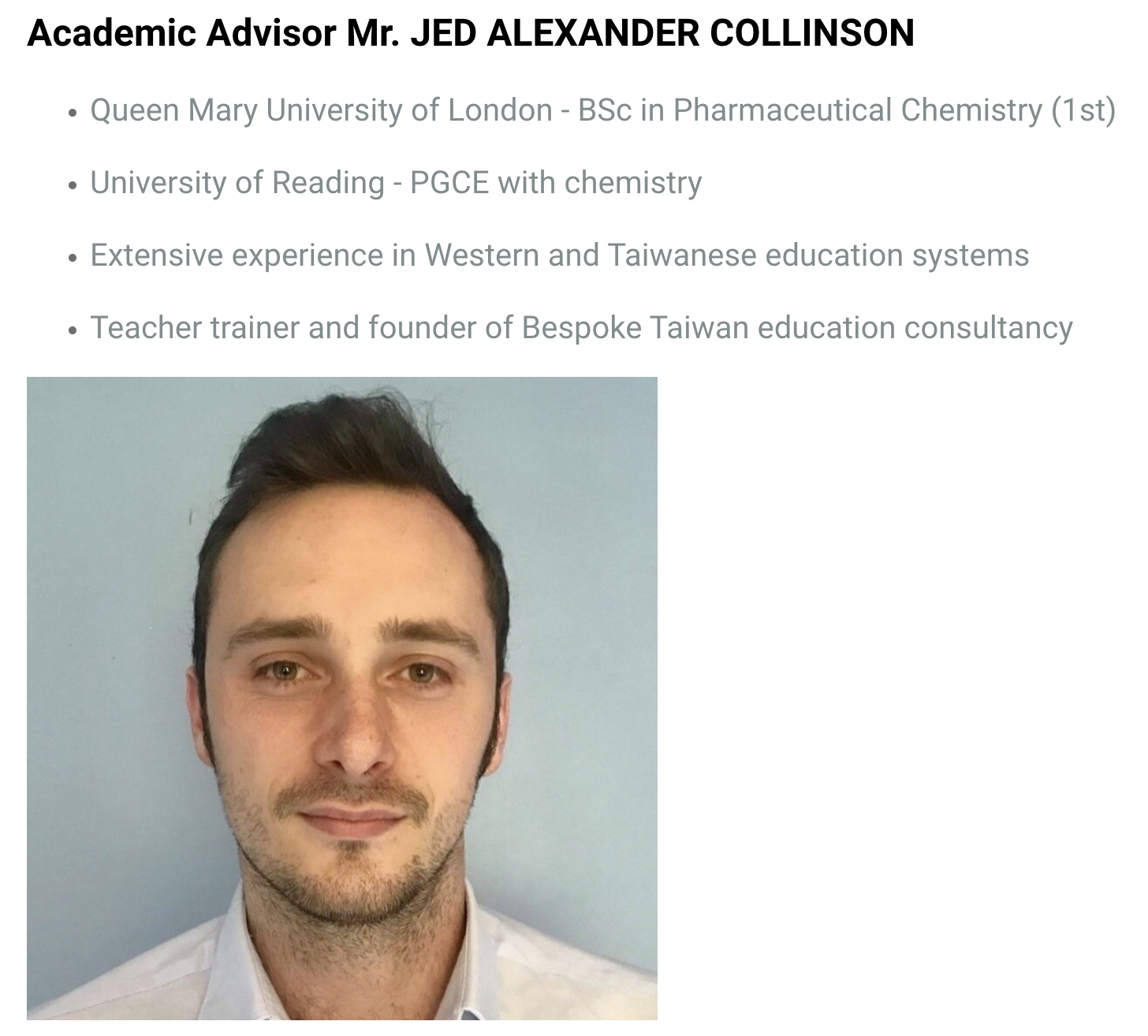 Jed Alexander Cillinson - VIS國際實驗教育